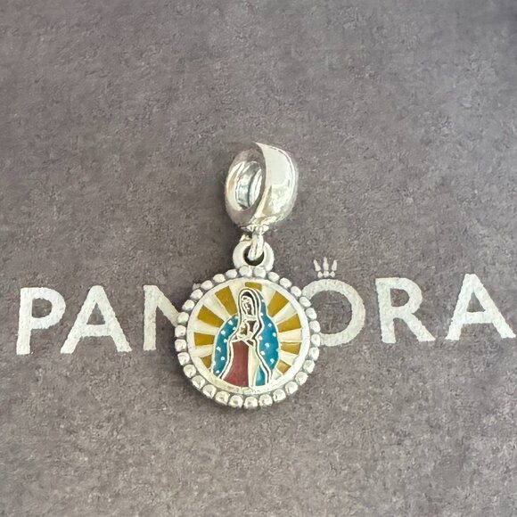Pandora | Jewelry | Pandora Virgin Guadalupe Full Body Golden ...